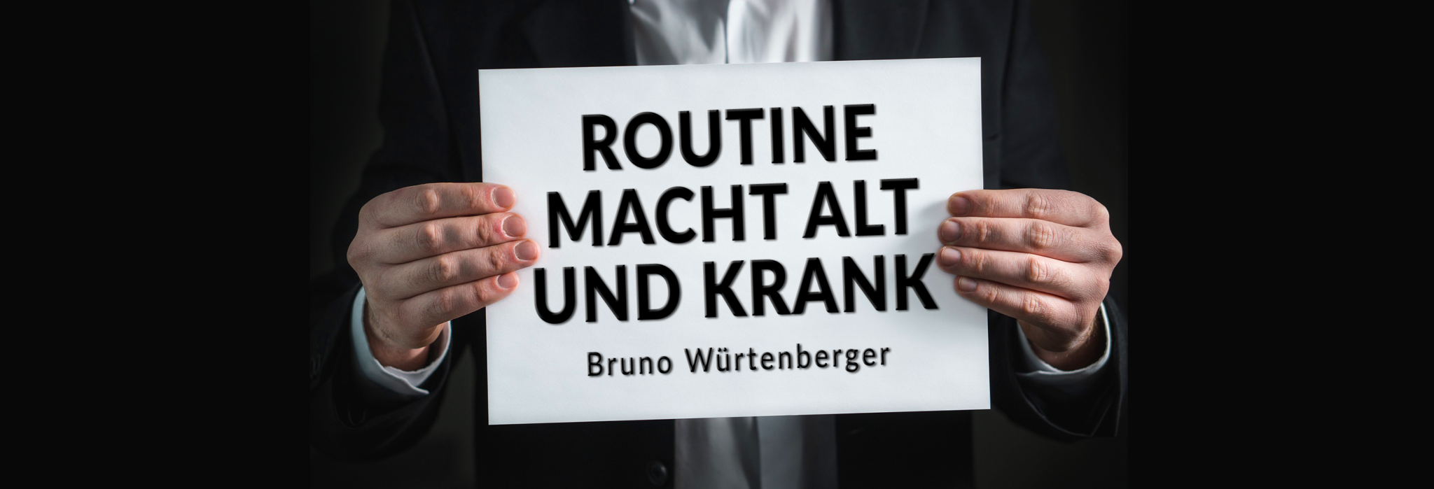 Routine macht alt und krank - FreeSpirit Online Schulungen